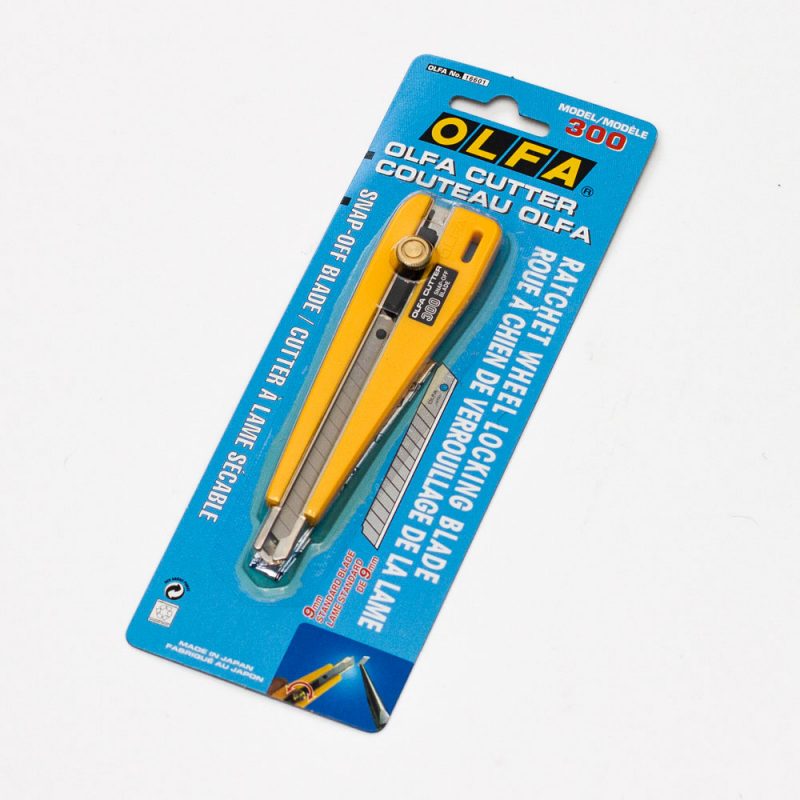 Olfa 300. Нож с выдвижным лезвием с фиксатором | Компания РАЙЗА - Автомобильные и Архитектурные ...